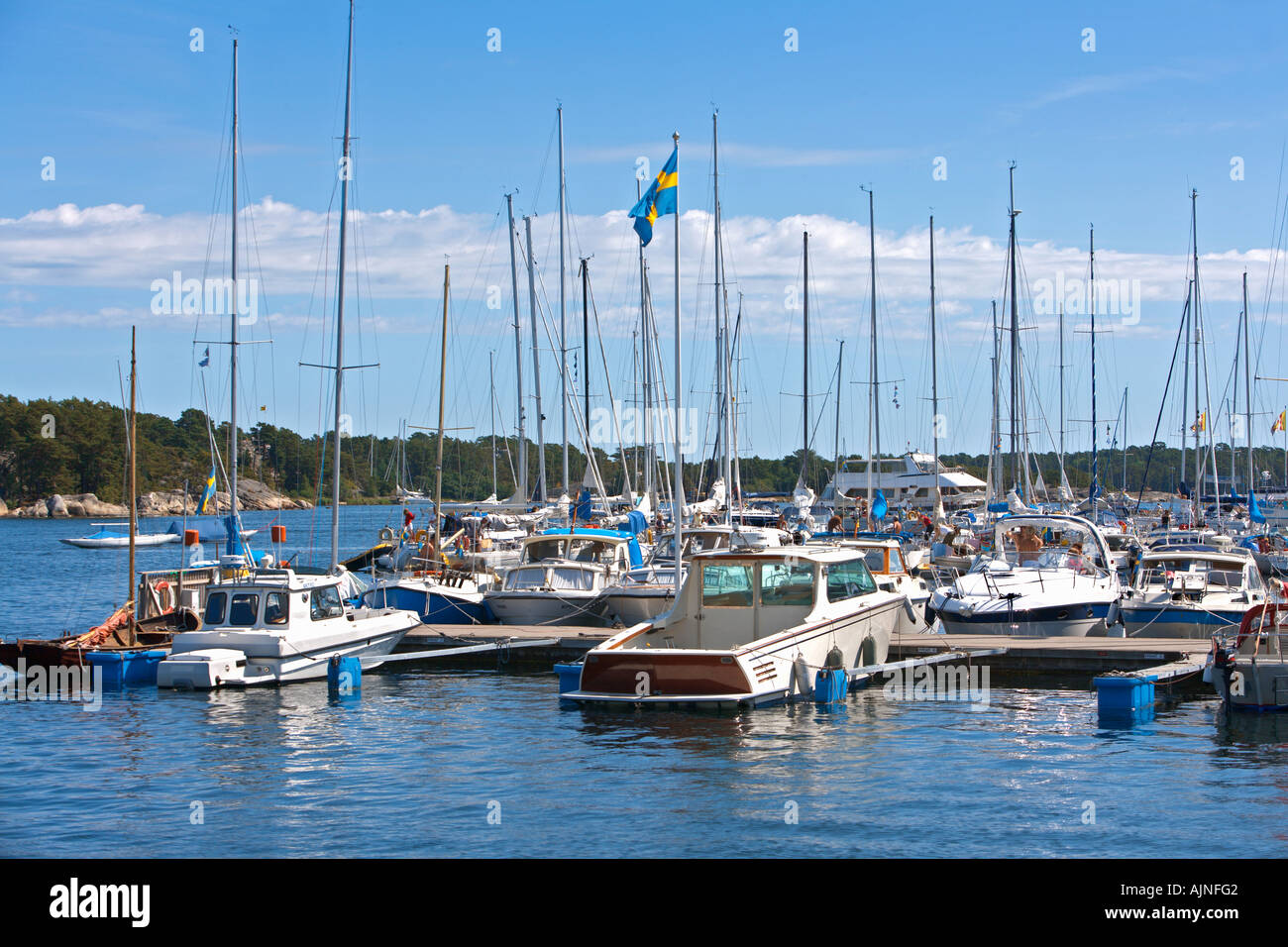 SWEDEN STOCKHOLM ARCHIPELAGO SANDHAMN Stock Photo - Alamy