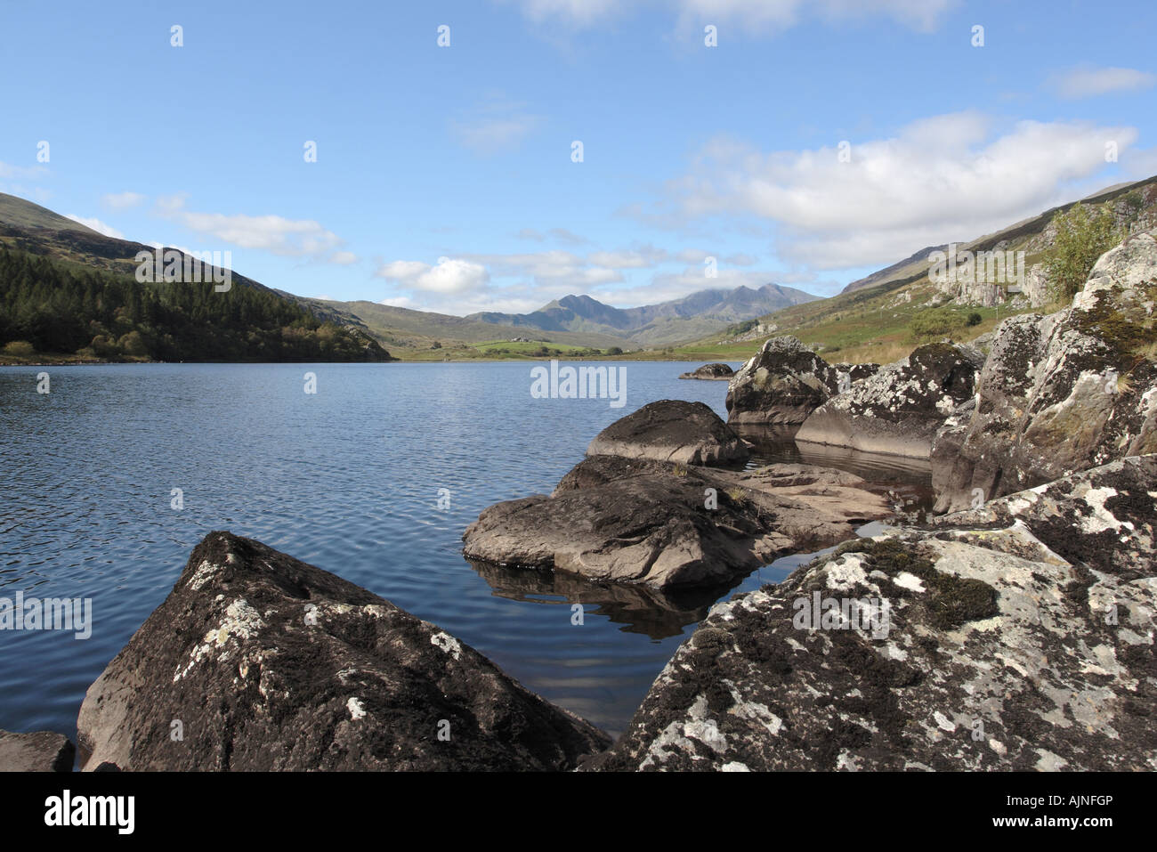 Capel curig view horseshoe hi-res stock photography and images - Alamy