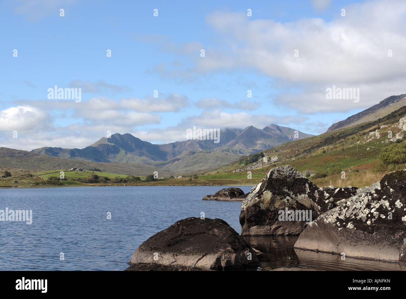 Capel curig view horseshoe hi-res stock photography and images - Alamy