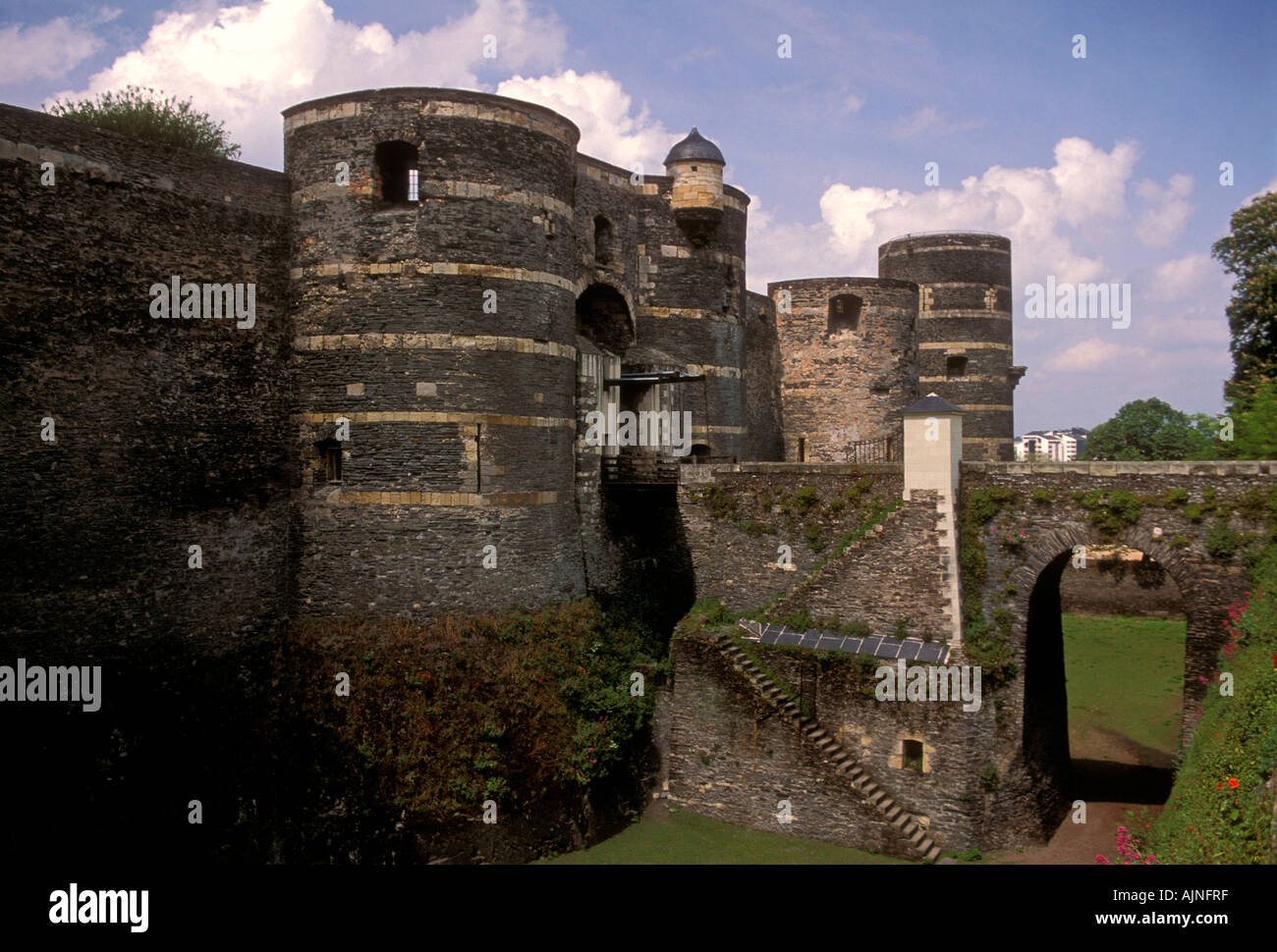 Angers Chateau, Chateau d'Angers, Angers Castle, city of Angers, Angers ...