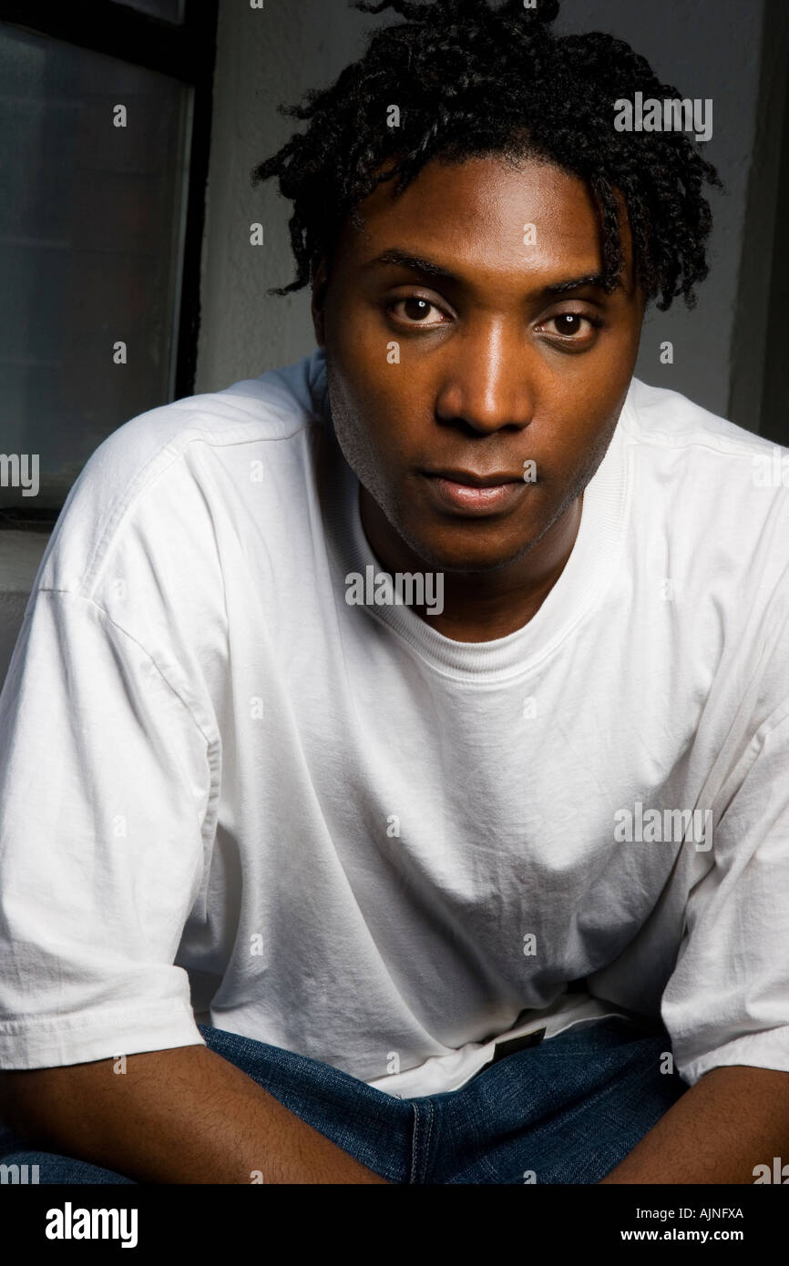Portrait of a young man Stock Photo - Alamy