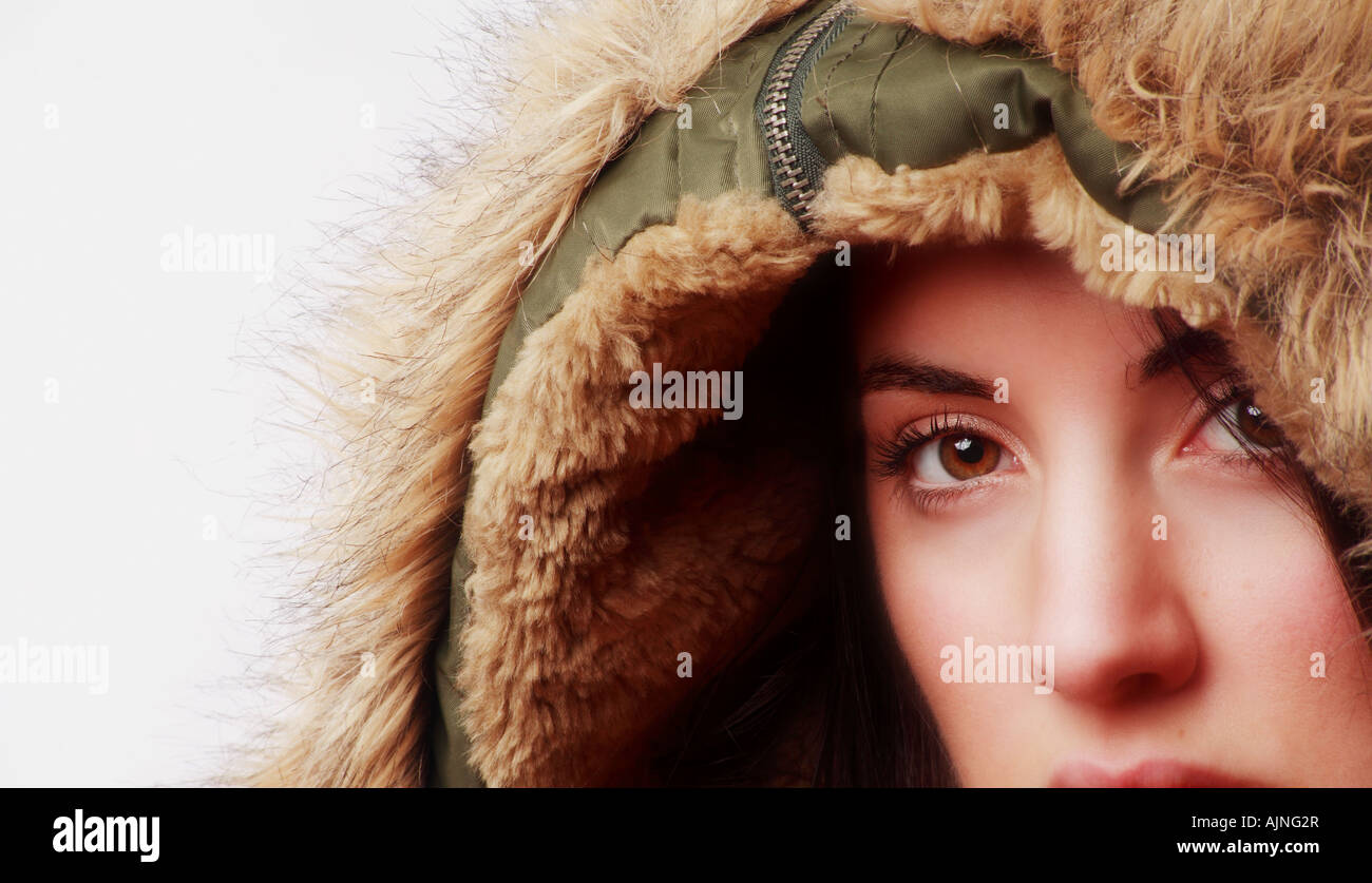 Fur trimmed hood hi-res stock photography and images - Alamy