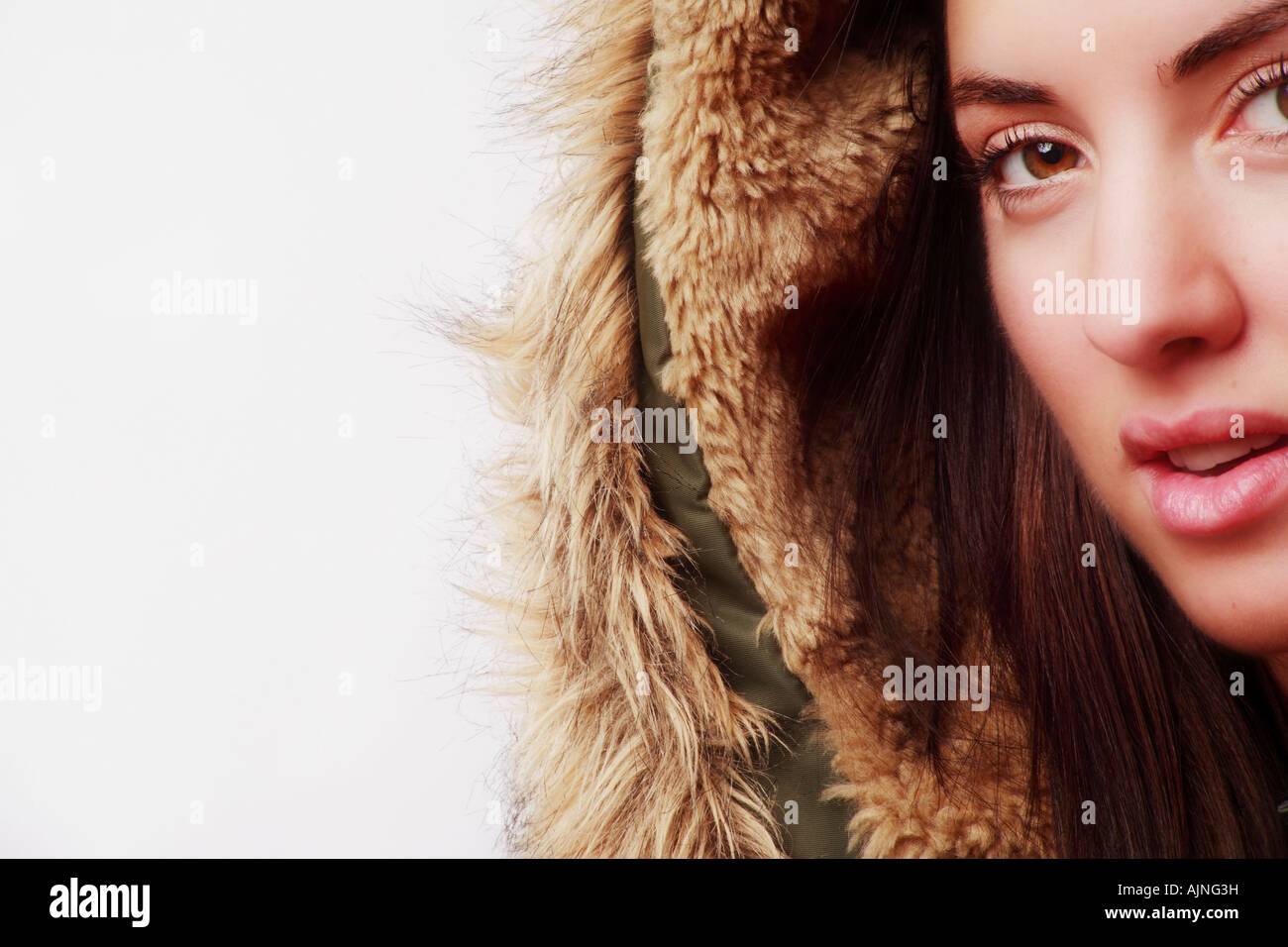 Fur trimmed hood hi-res stock photography and images - Alamy