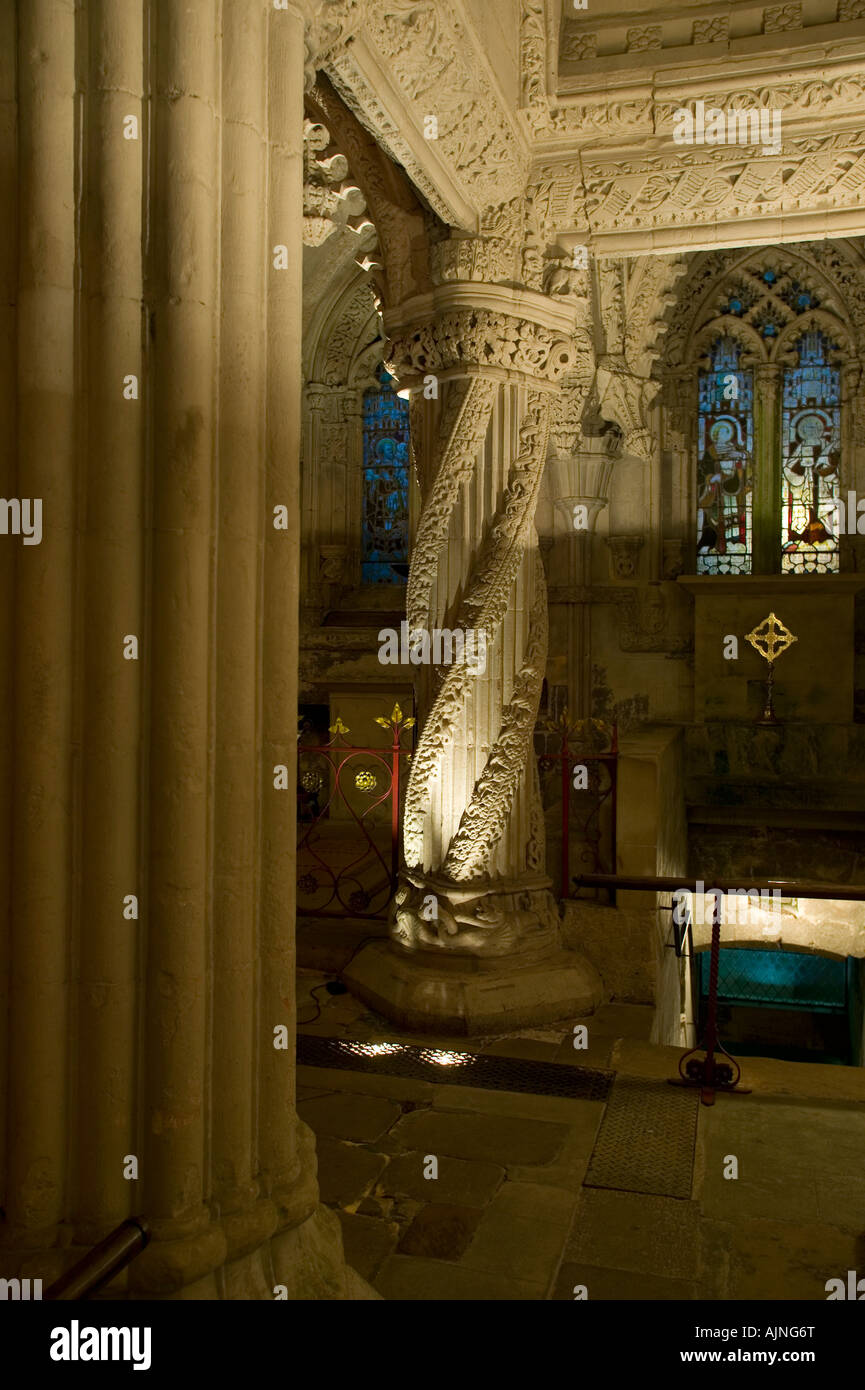 The Prince's Pillar, also known as the Apprentice Pillar, Rosslyn ...