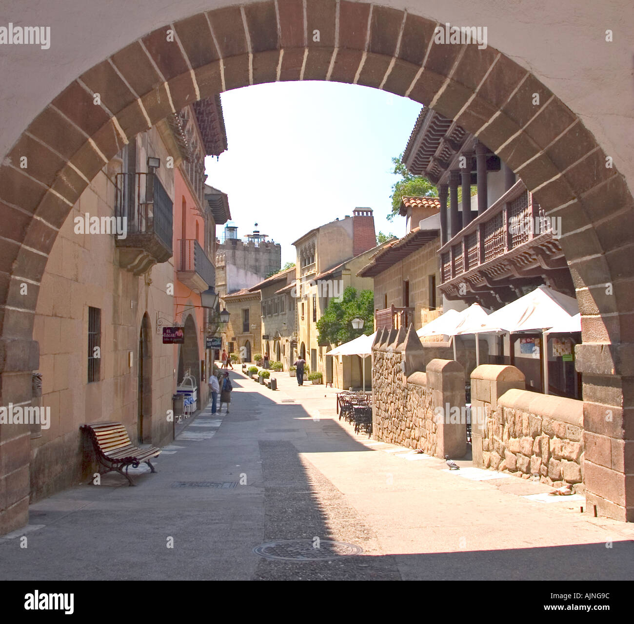 Poble espanol hi-res stock photography and images - Alamy
