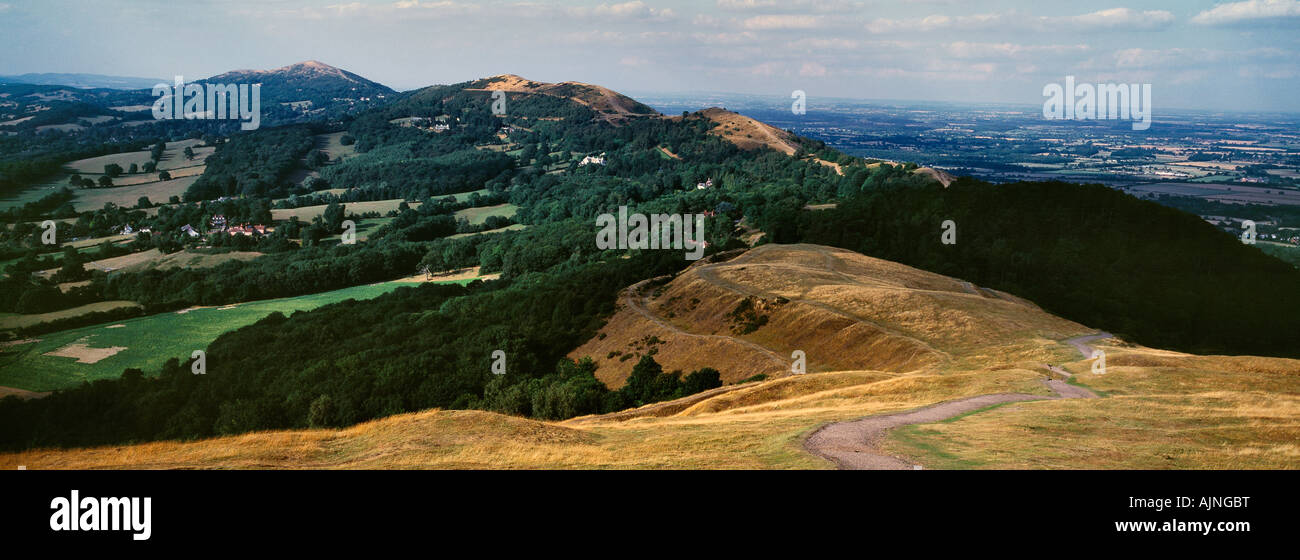 BRITISH CAMP MALVERN HILLS HEREFORD AND WORCESTERSHIRE UK Stock Photo ...