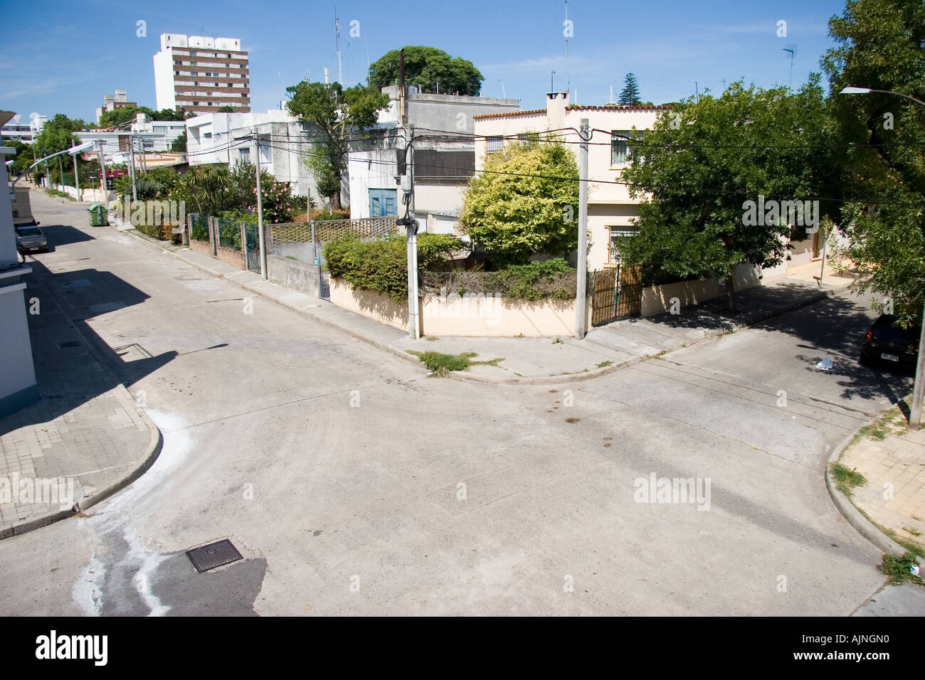 Typical neighbourhood. Montevideo, Uruguay Stock Photo - Alamy