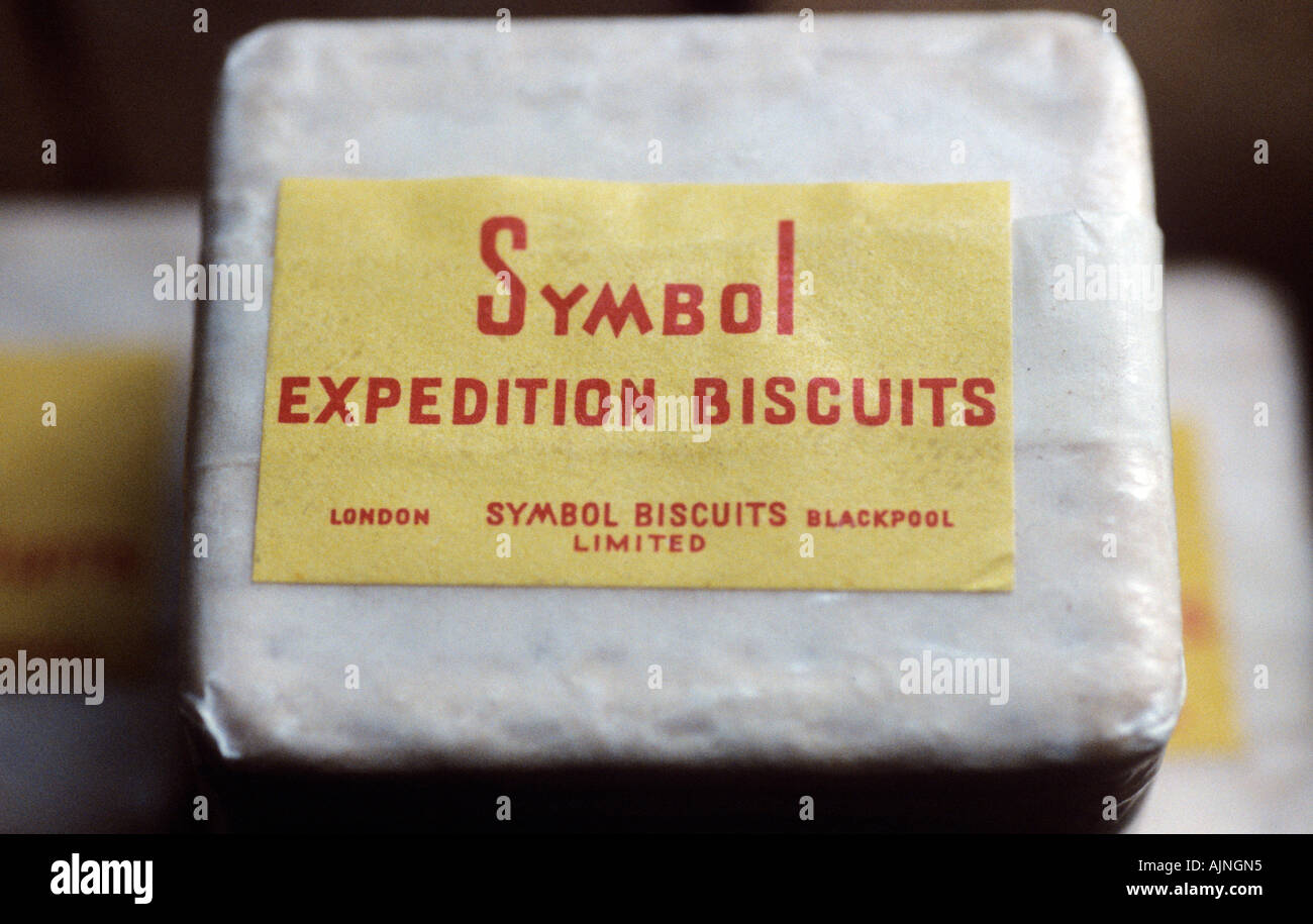 Symbol Expedition biscuits interior of the station house at Port ...