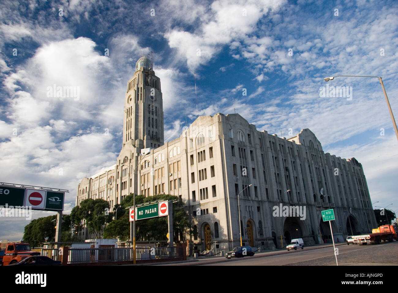Old port building. Montevideo, Uruguay Stock Photo - Alamy