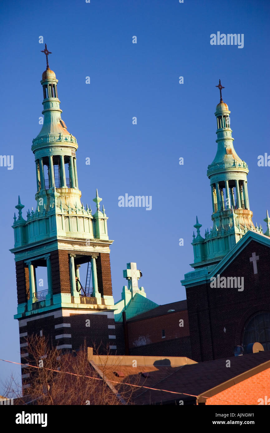 Two towers of curch hi-res stock photography and images - Alamy