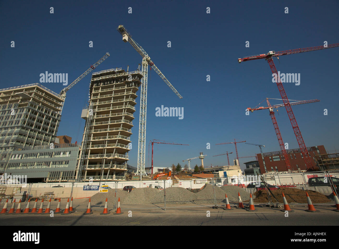 building work in liverpool city centre 2008 Stock Photo - Alamy