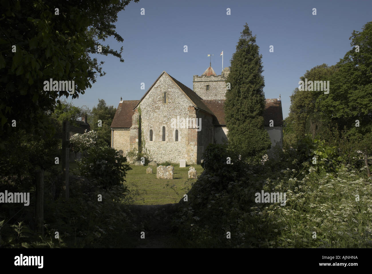 Church in burpham village in west sussex hi-res stock photography and ...
