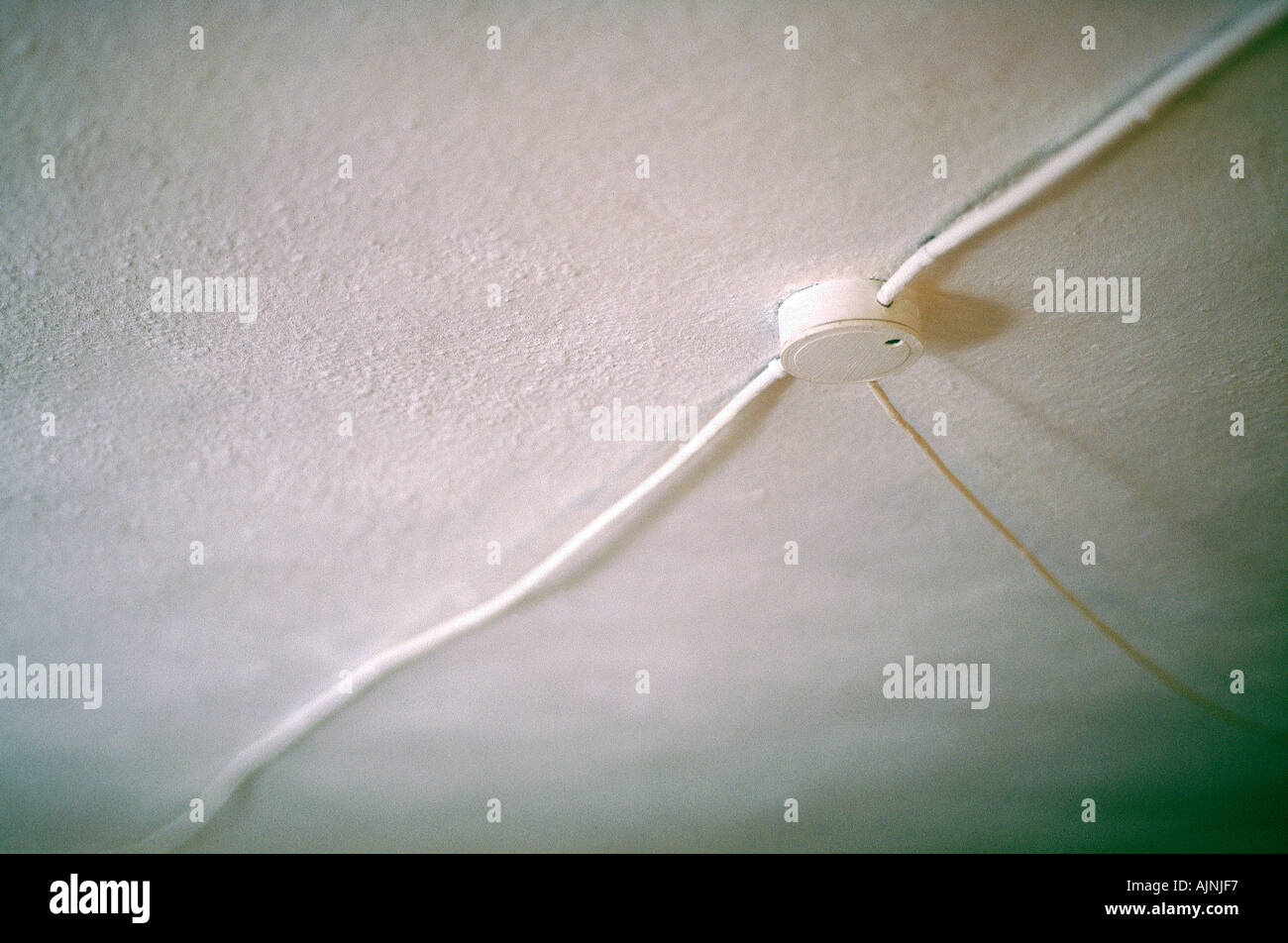cable on wall Stock Photo - Alamy