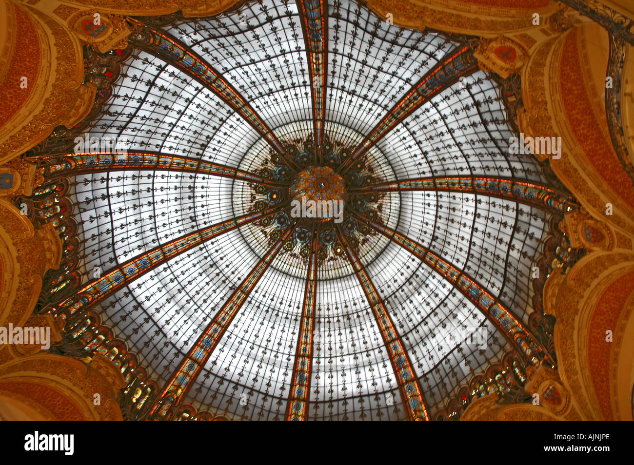 Skylight Paris France Stock Photo - Alamy