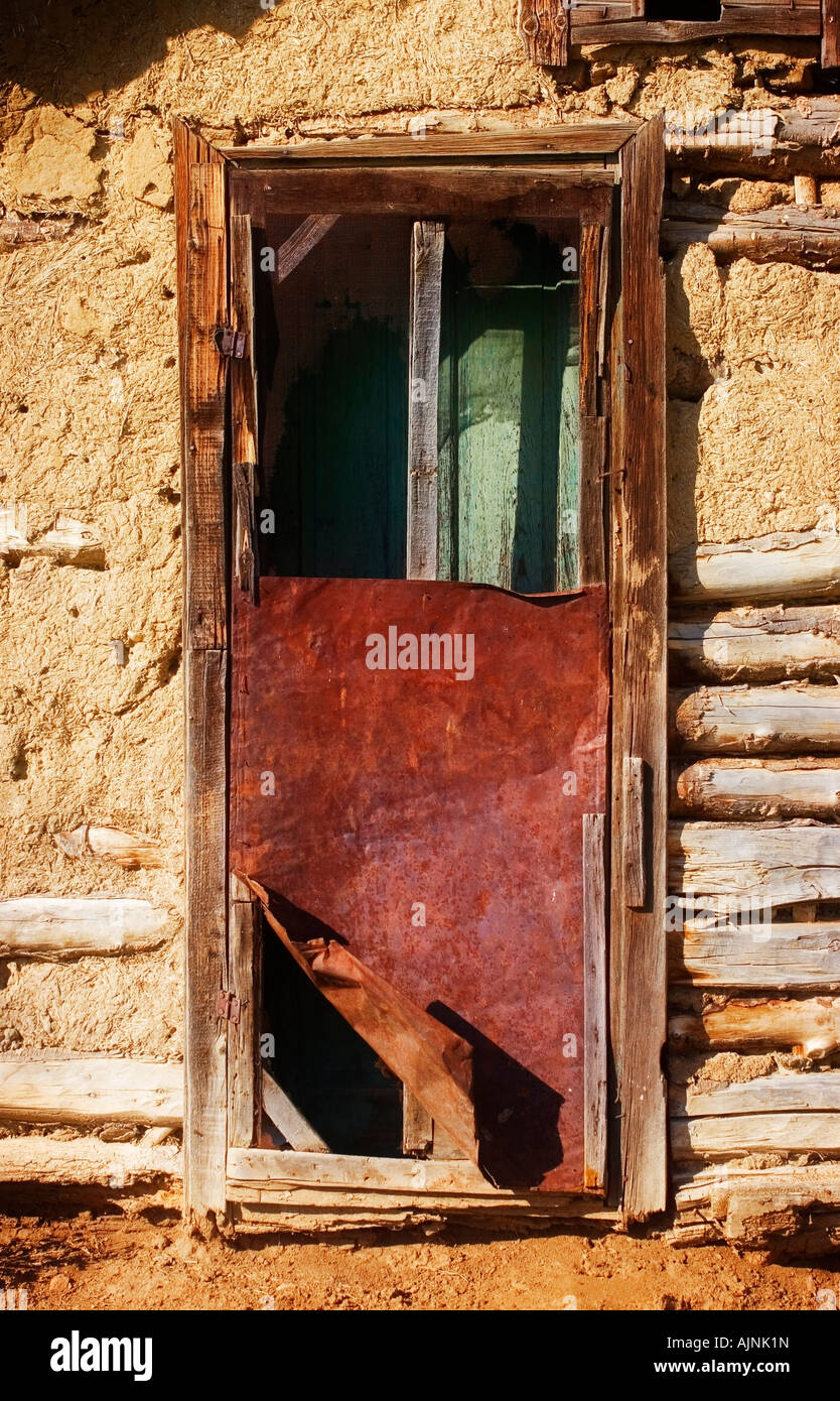 Broken front door hi-res stock photography and images - Alamy