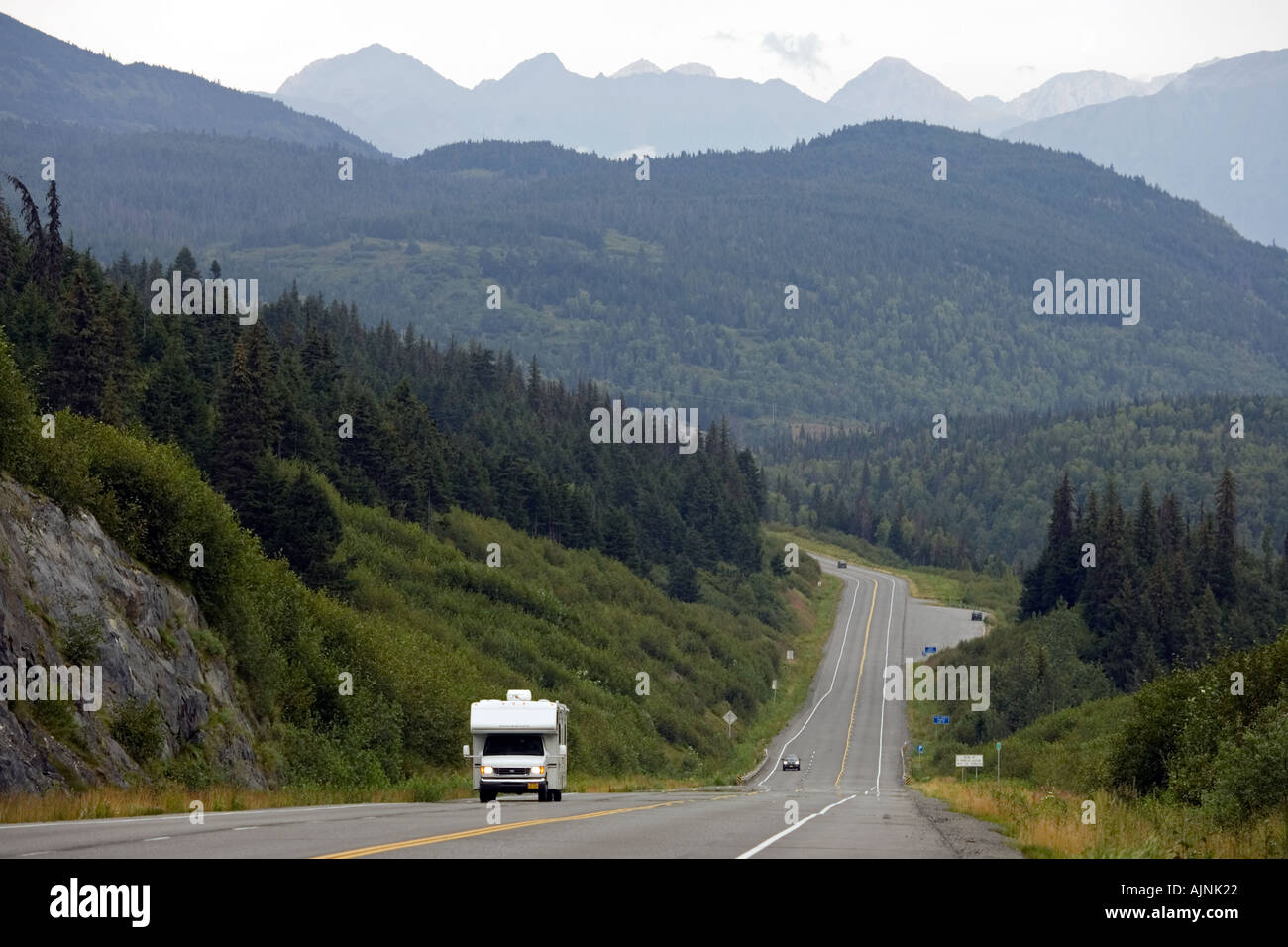 Alaska route 1 linking Anchorage to Homer in the Kenai Peninsula Stock ...