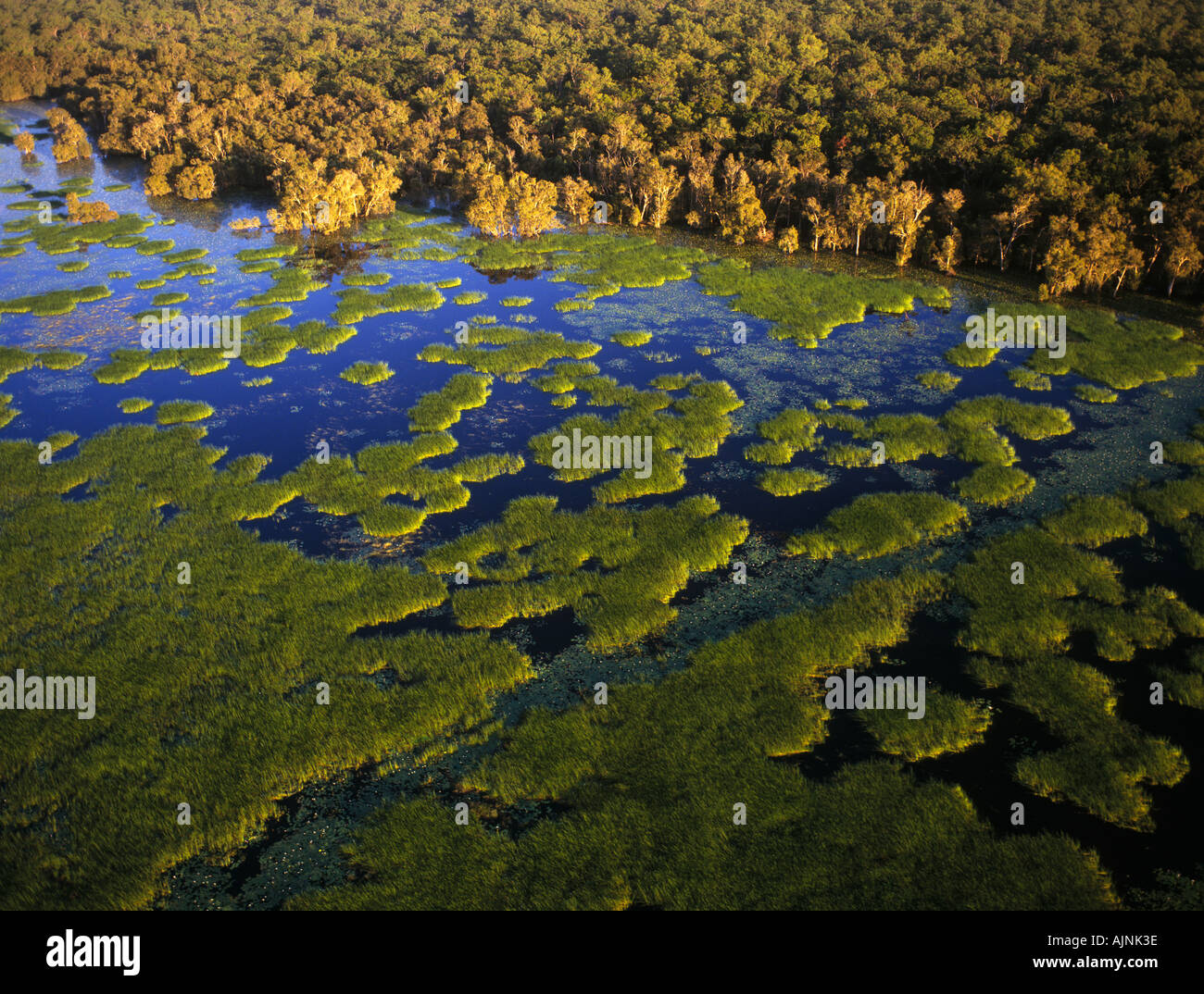 aerial view of flood plain Australia Stock Photo - Alamy