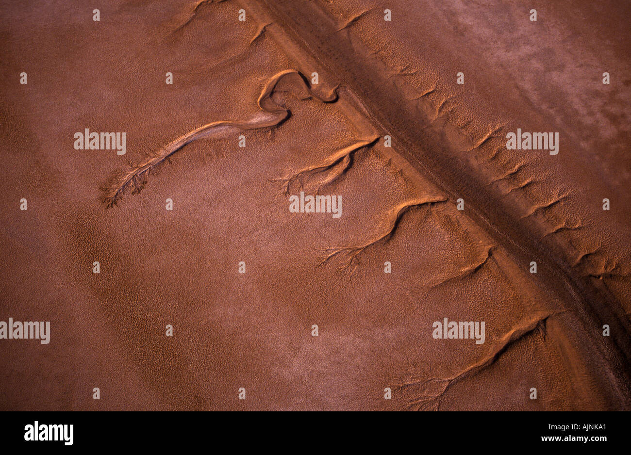 Patterns in tidal mudflats Australia Stock Photo - Alamy