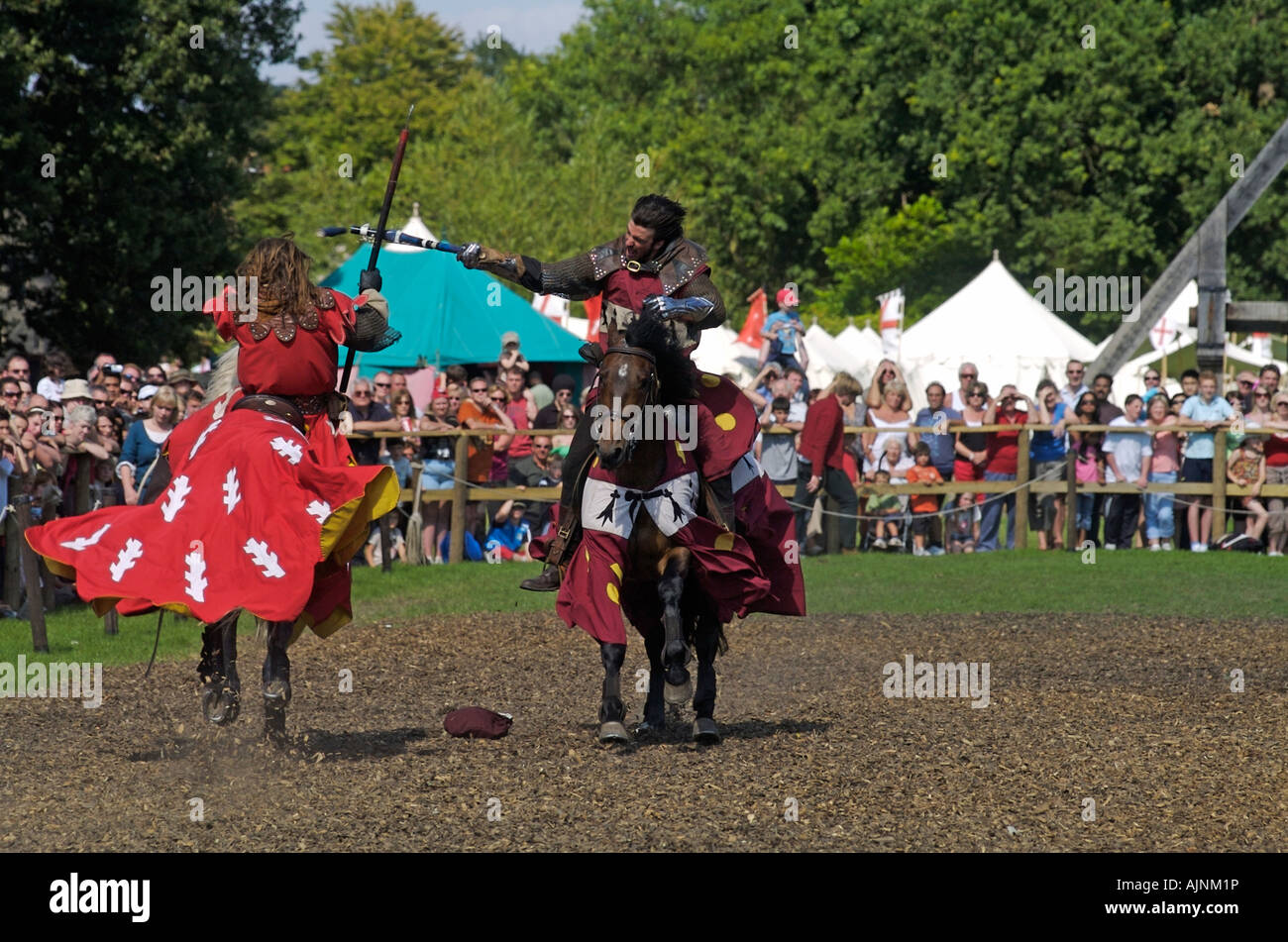 Jousting events at Warwick Castle,Warwick,Warwickshire Stock Photo - Alamy