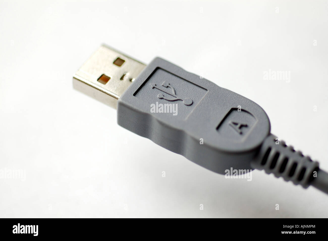 Close up of a USB cable Stock Photo - Alamy