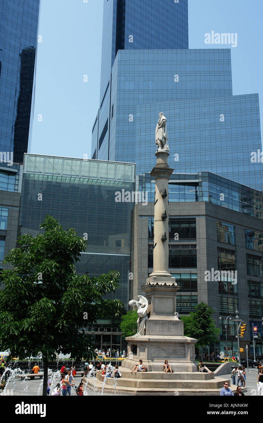 Square Colombo New York Stock Photo - Alamy