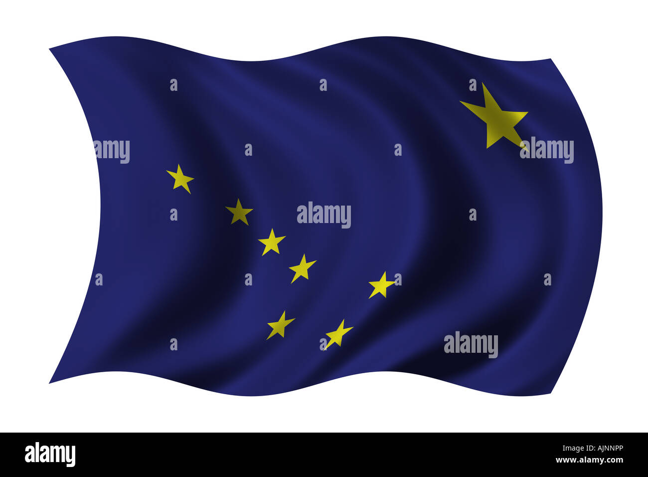 Flag of Alaska Stock Photo - Alamy