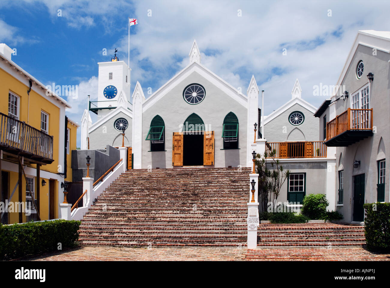 Saint Peters Anglican Church St George Parish Bermuda Stock Photo - Alamy