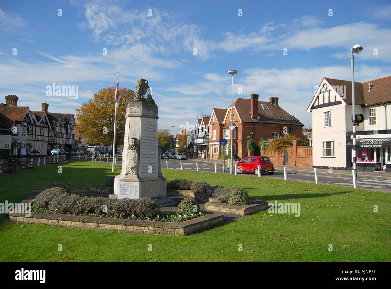 Village Green, Datchet, Berkshire, England, United Kingdom Stock Photo ...