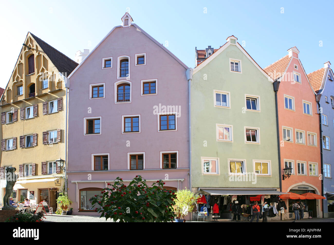 Typical bavarian village houses bavaria hi-res stock photography and ...