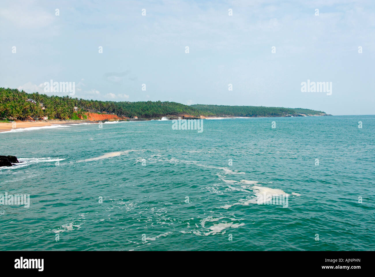 A view of Kovalam beach Stock Photo - Alamy