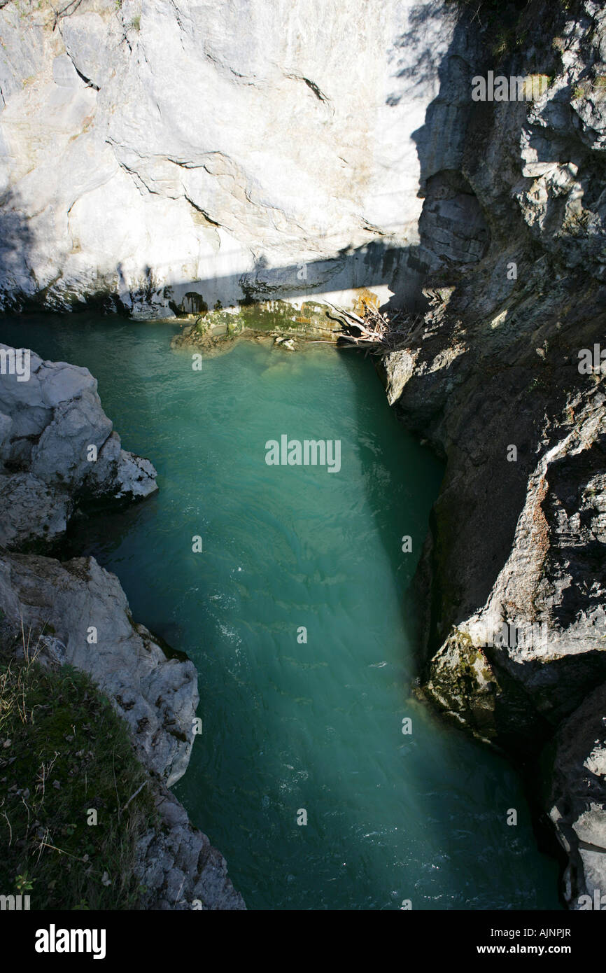 Lechfall and gorge in Fussen Bavaria Germany Stock Photo - Alamy