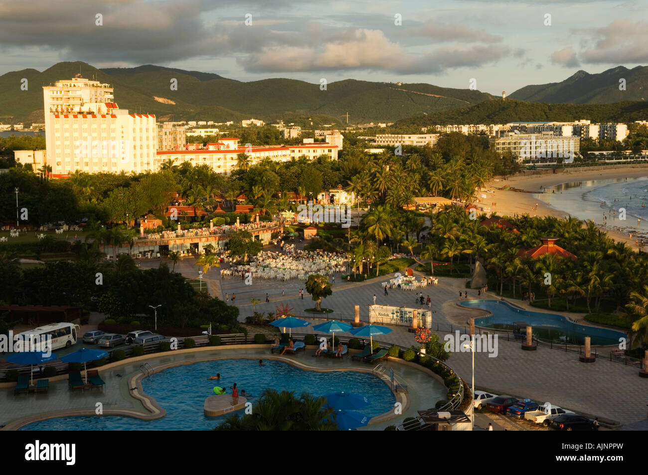 Dadonghai beach area Sanya City Hainan Province China Asia Stock Photo ...
