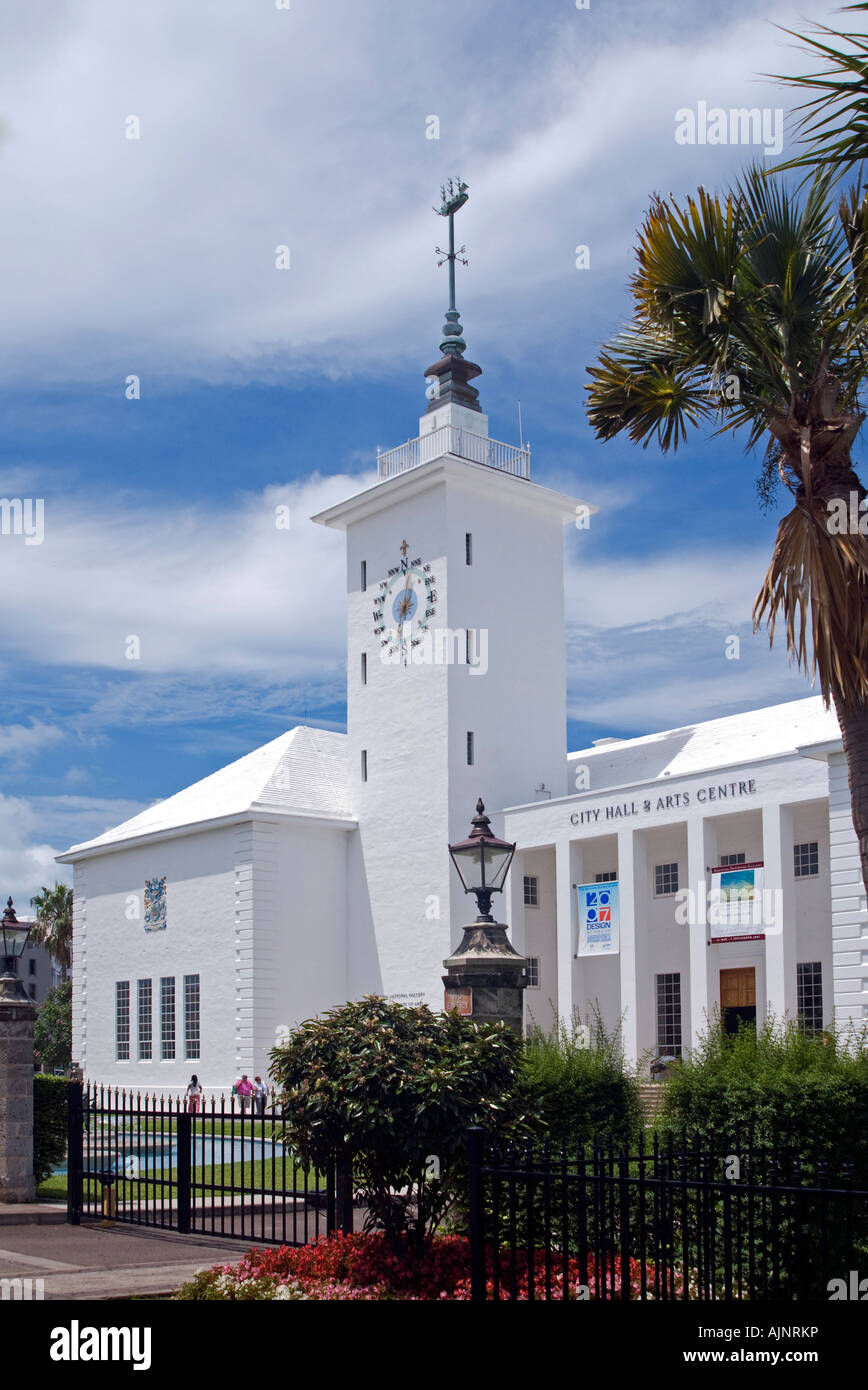 Hamilton City Hall Bermuda Stock Photo - Alamy