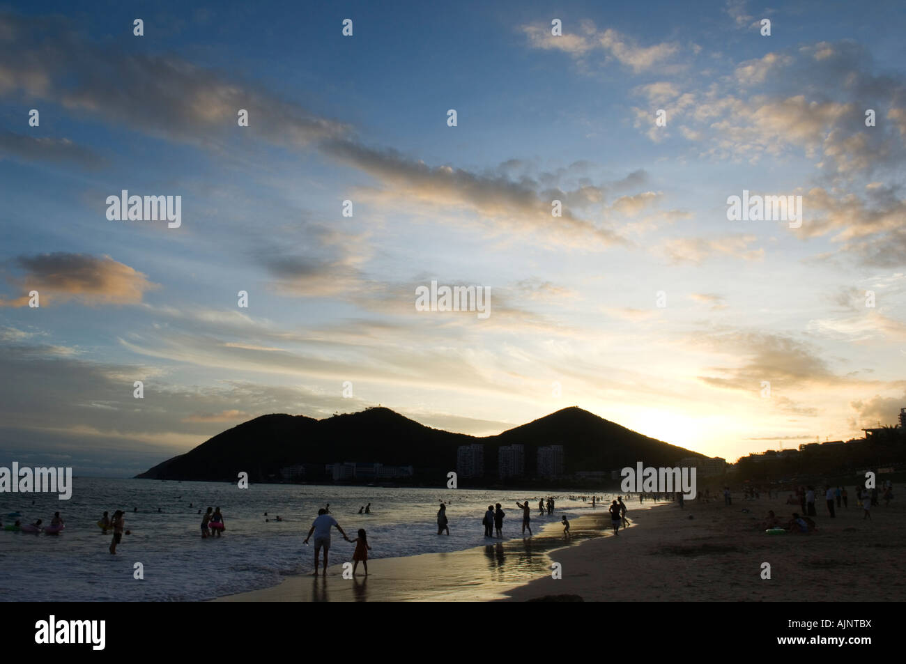 Dadonghai beach area Sanya City Hainan Province China Asia Stock Photo ...