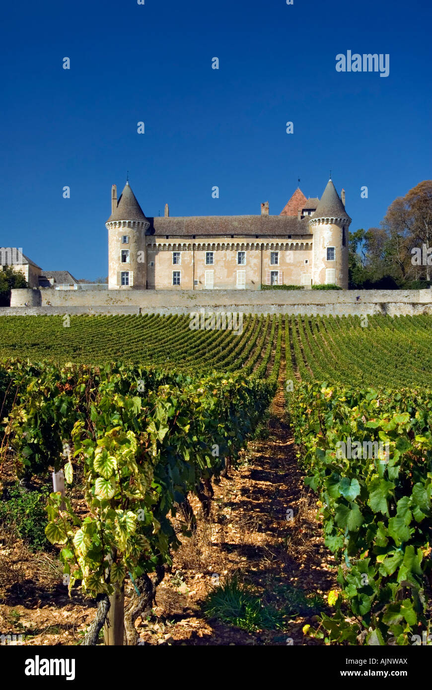 Chateau de rully with autumn vineyard hi-res stock photography and ...