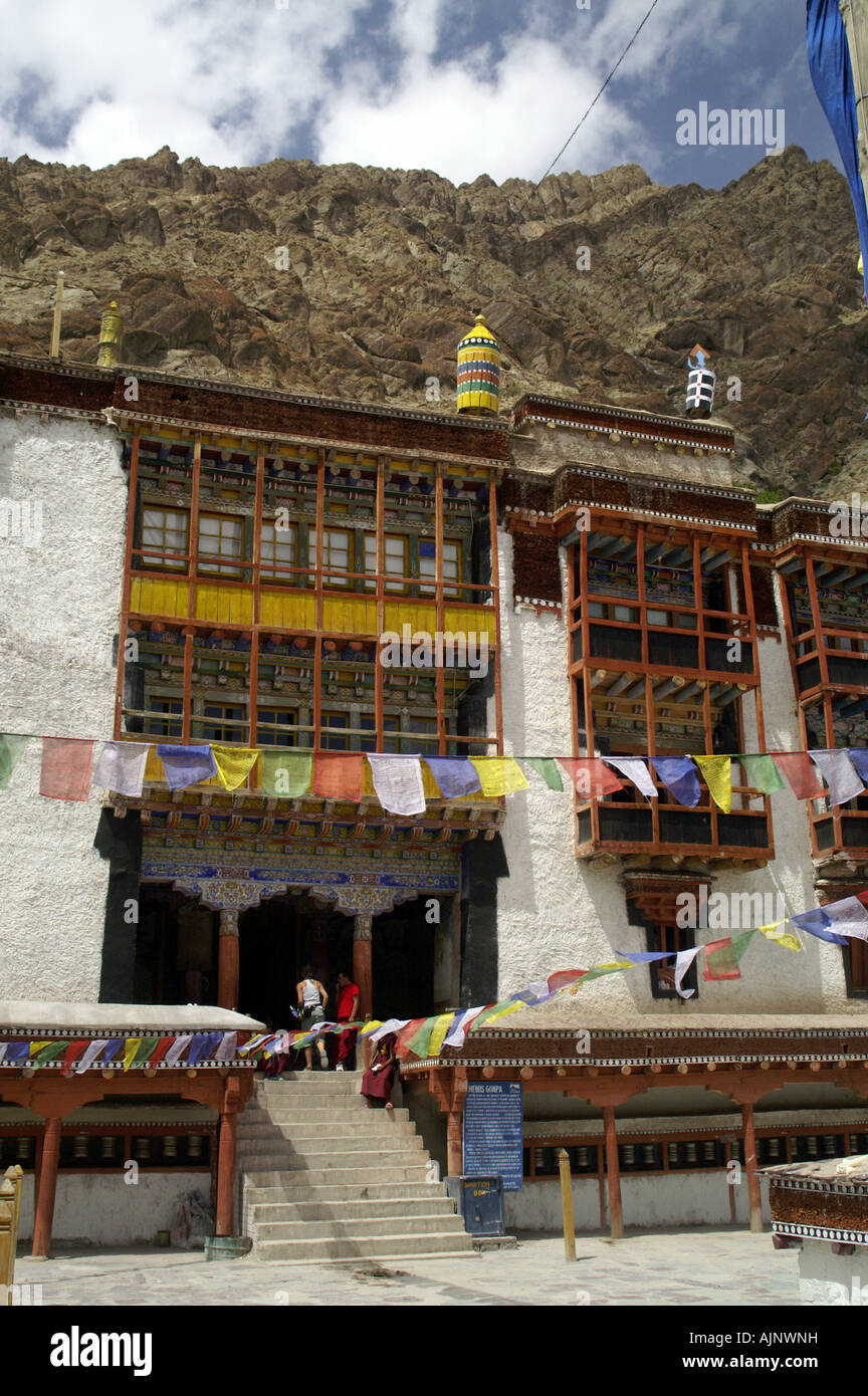 Hemis tibetan buddhist monastery in Ladakh Himalaya mountains, India ...