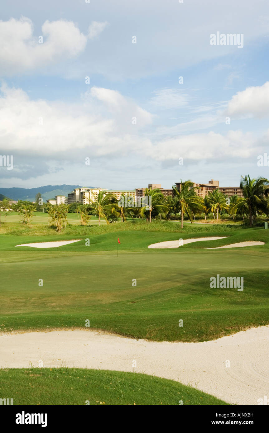 Yalong Bay Golf Course Sanya City Hainan Province China Asia Stock ...