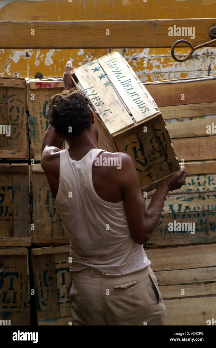 Loading crates truck hi-res stock photography and images - Alamy