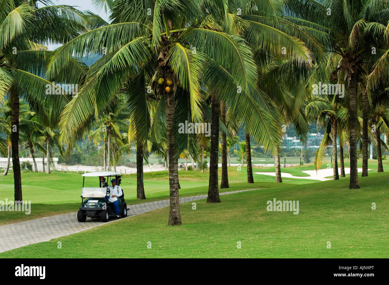 Yalong Bay Golf Course Sanya City Hainan Province China Asia Stock ...