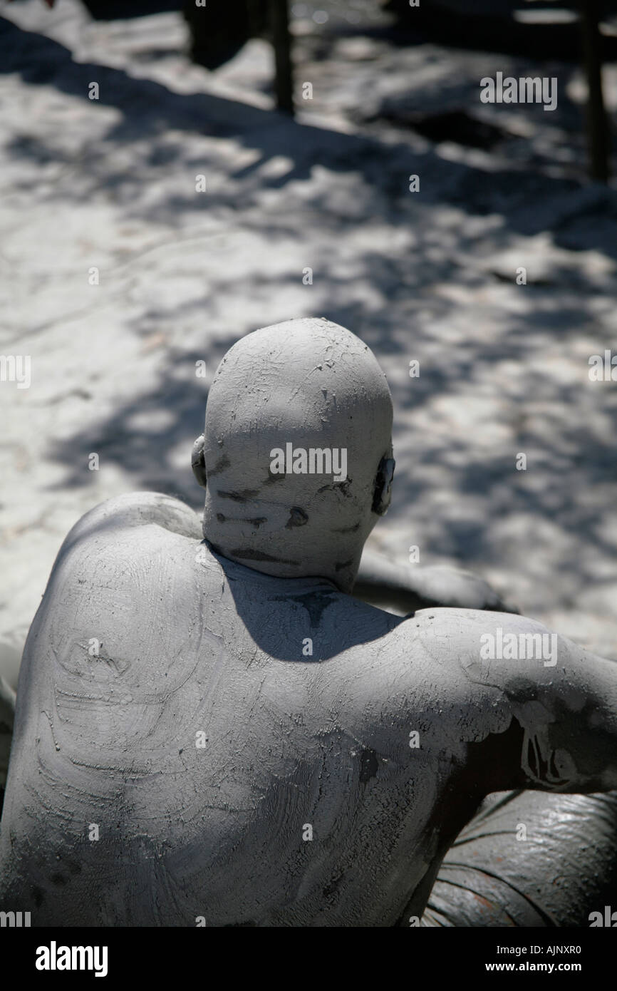 Stock photograph of tourists at a mud bath Dalyan Turkey Stock Photo ...