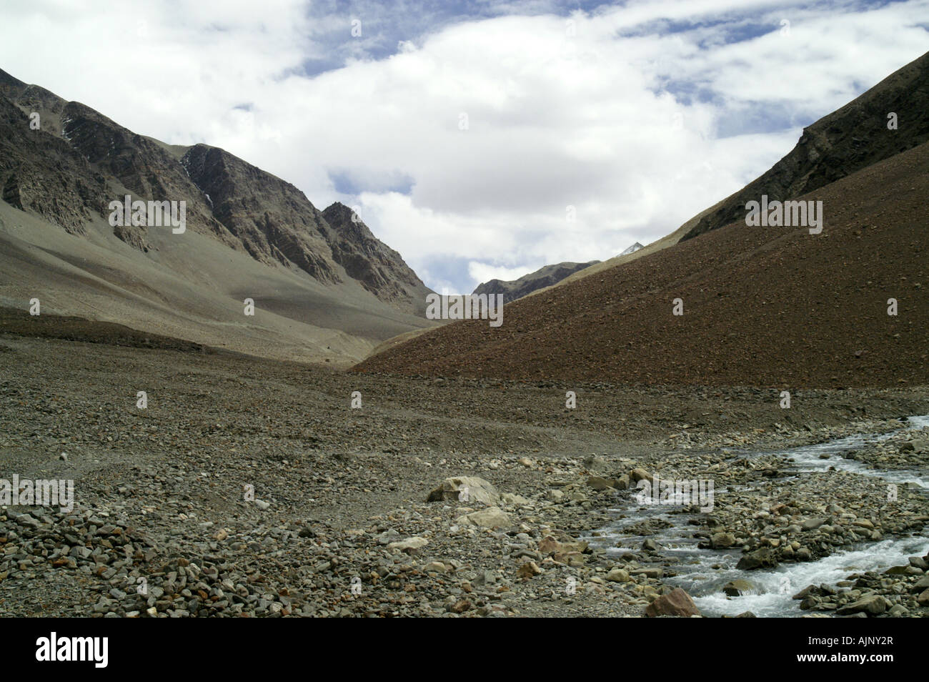 Baralacha La mountain Himalaya pass, road Manali - Leh, India summer ...
