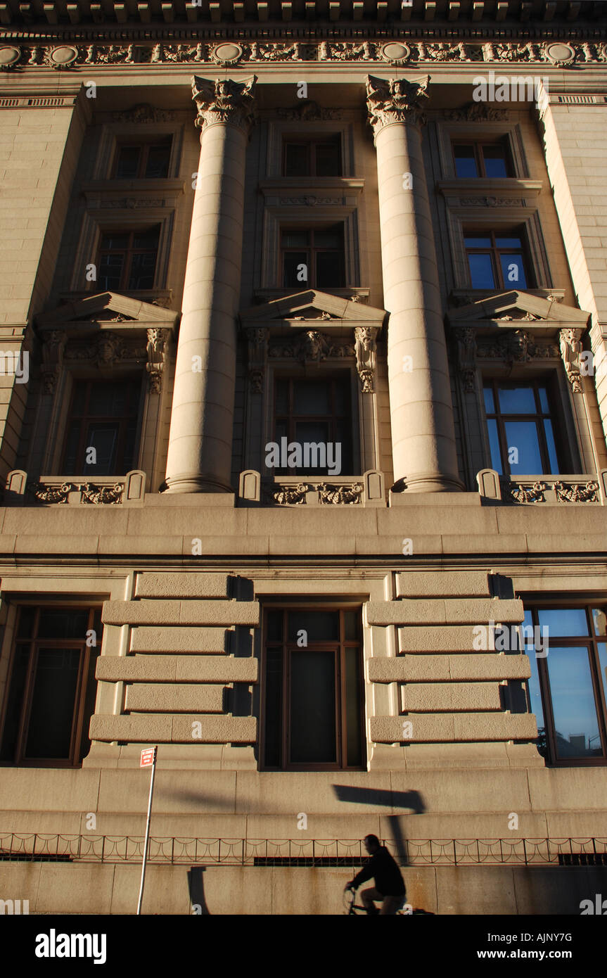 New York building facade, USA Stock Photo - Alamy