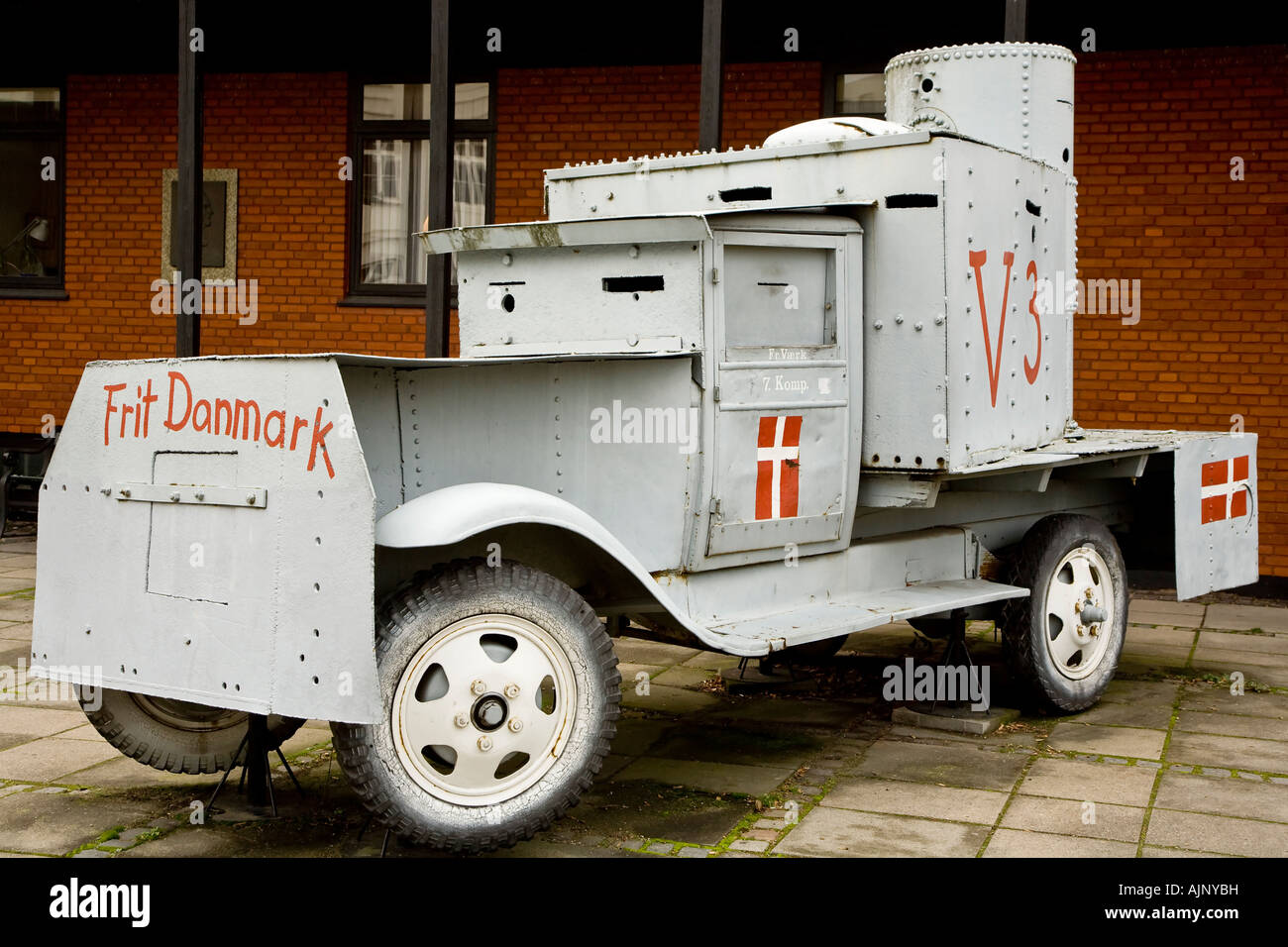 Old Danish tank from second world war Stock Photo - Alamy