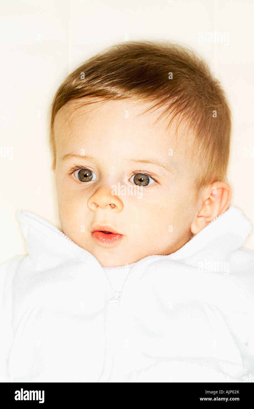 six month old baby boy Stock Photo - Alamy