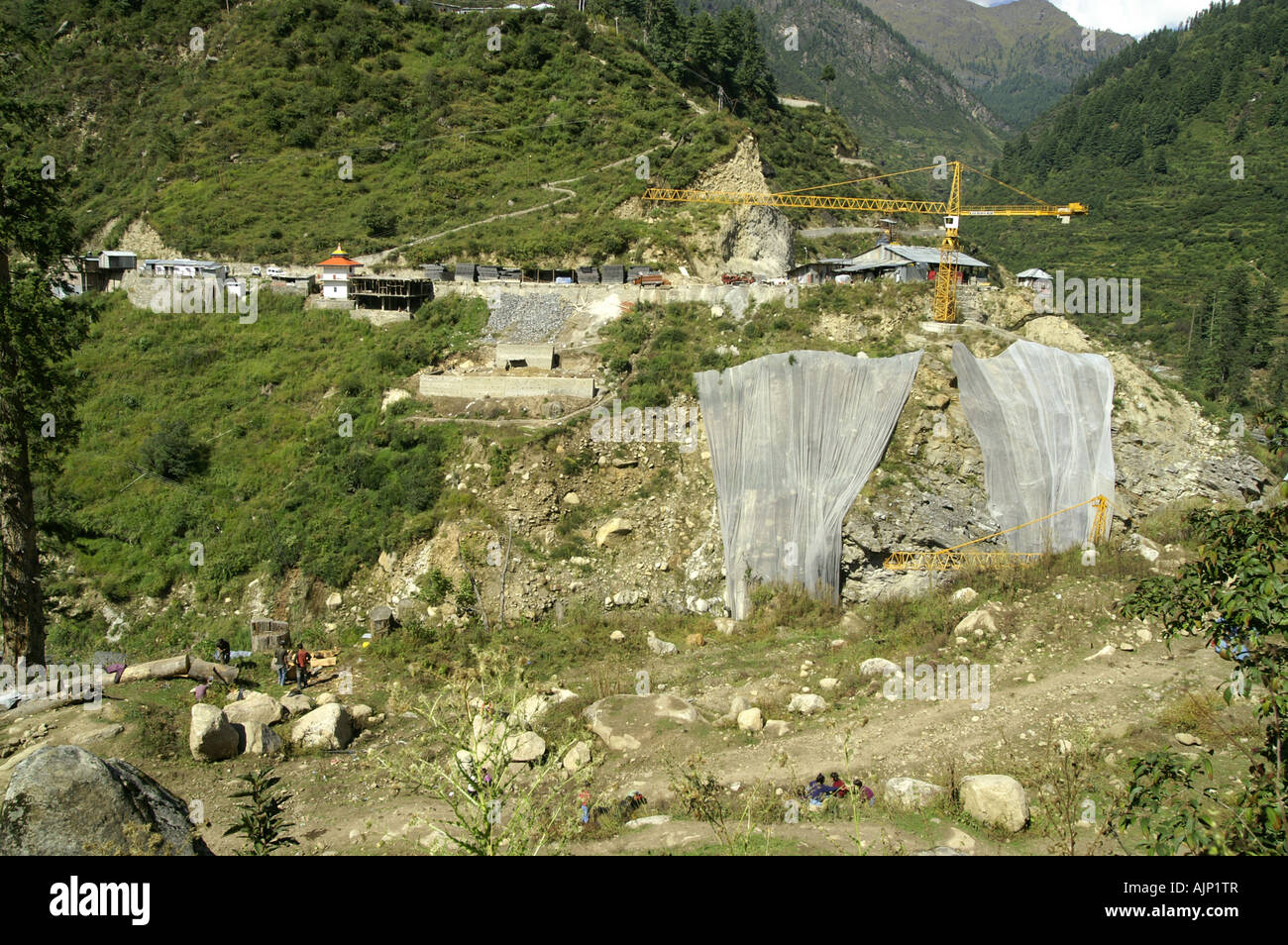 Barsheni hydro electric dam construction hi-res stock photography and ...