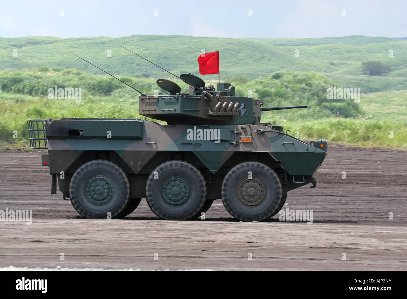 The Type 87 armored reconnaissance vehicle of Japan Ground Self-Defense ...