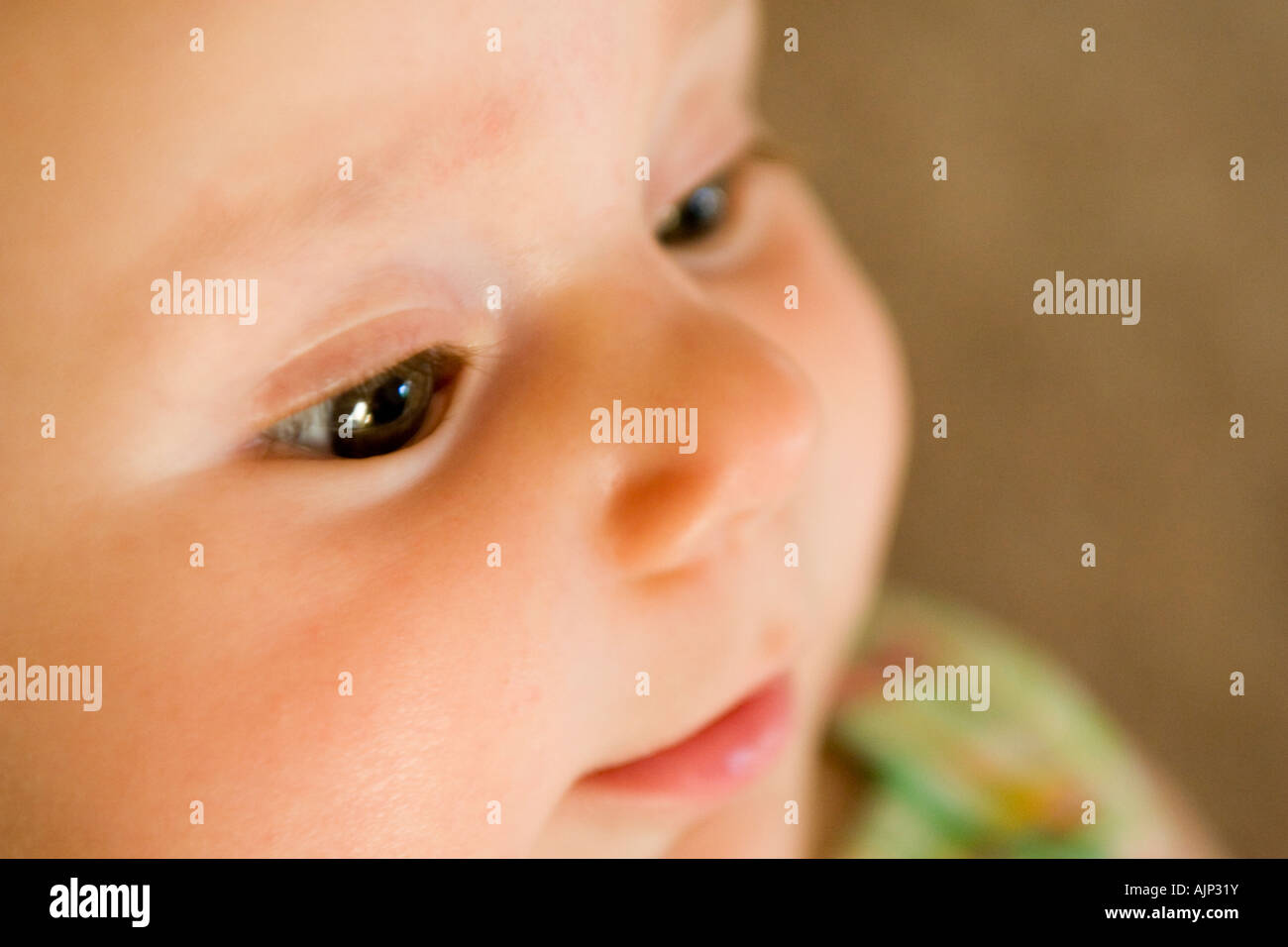 Portrait of baby girl a few months old Stock Photo - Alamy