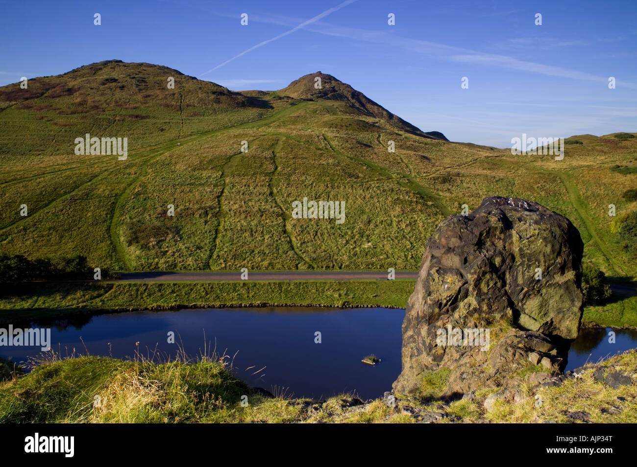 The Peaks of Arthur Seat, Edinburgh, Scotland Stock Photo - Alamy