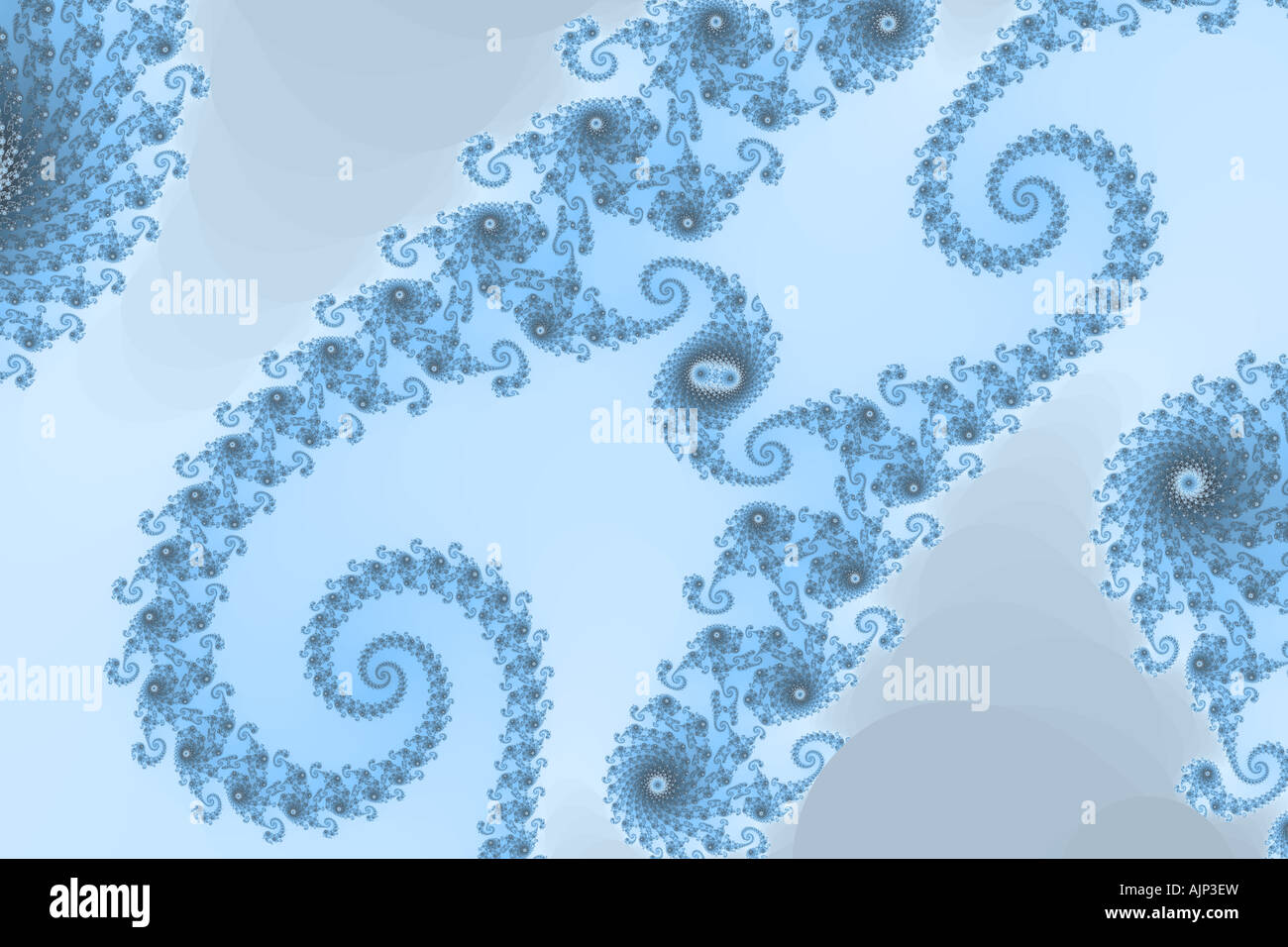Interlocking, dancing spirals Stock Photo - Alamy