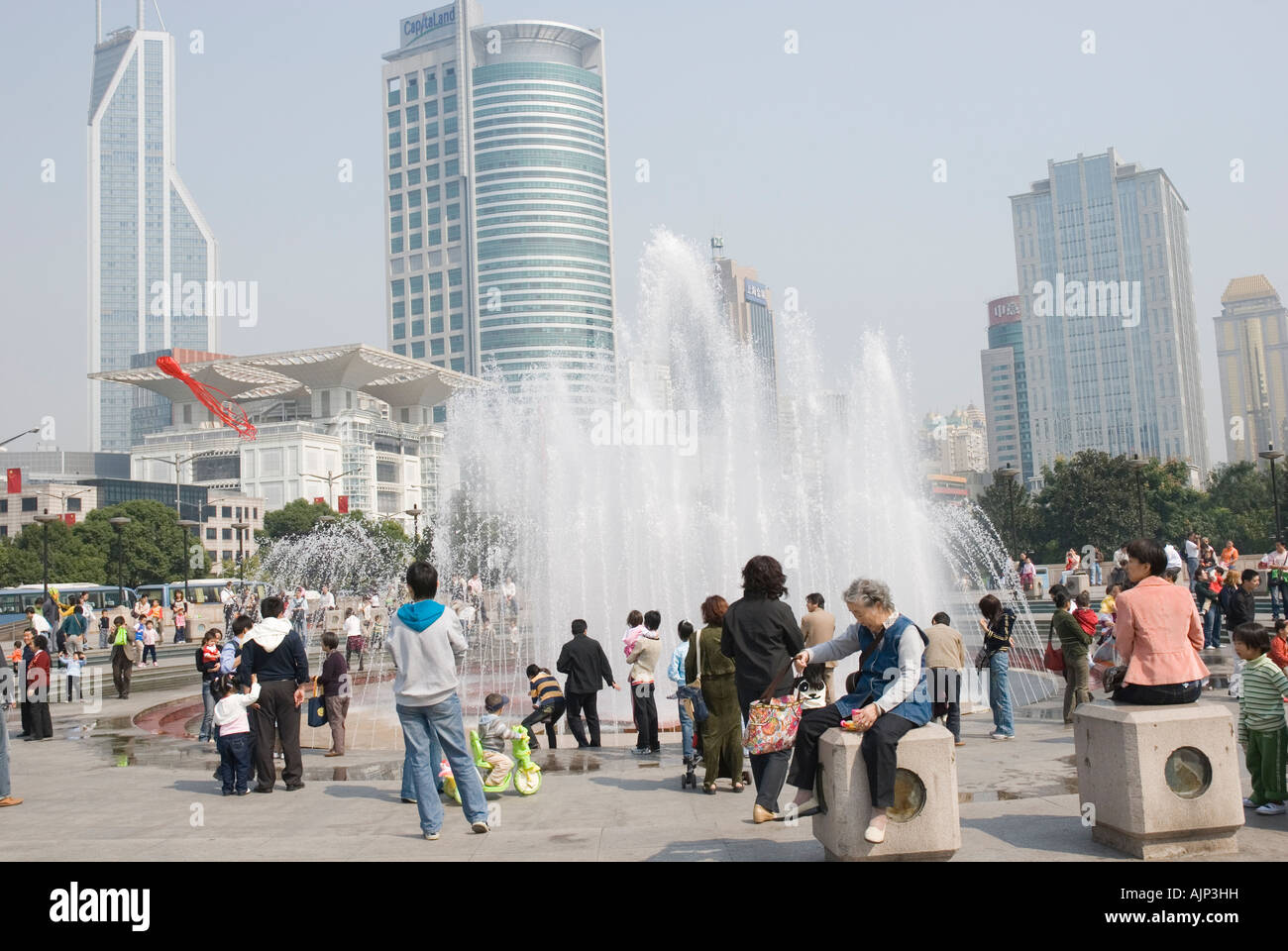 People's Square Renmin Guang Chang is a large public square in the ...